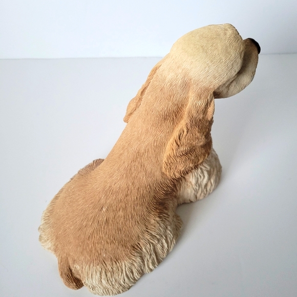 Sandicast | Art | Vintage Sandicast Cocker Spaniel Dog Buff Sandra Brue ...